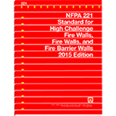 NFPA 221: Standard for High Challenge Fire Walls, Fire Walls, and Fire ...