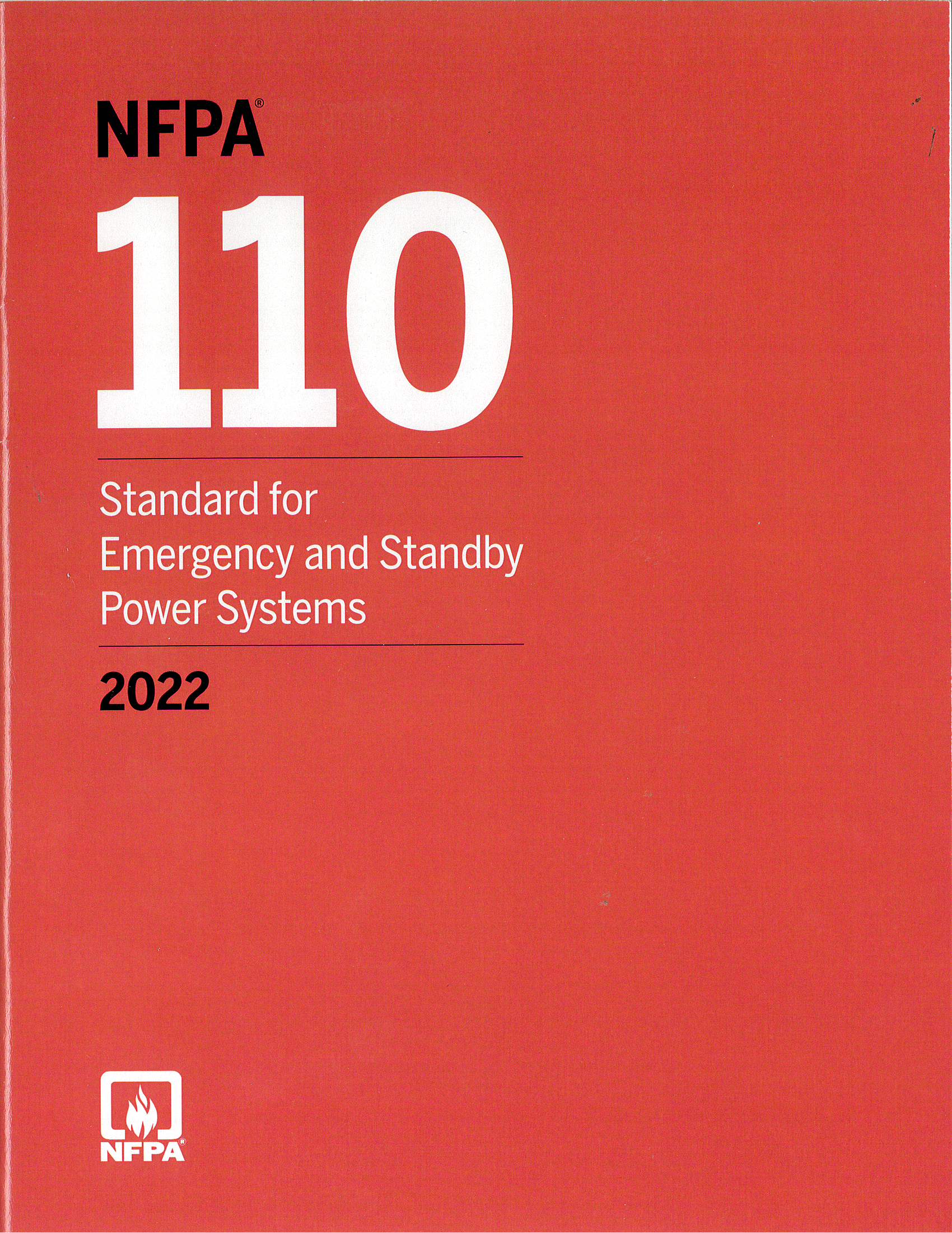 NFPA 110, Standard for Emergency and Standby Power Systems 2022 ed.
