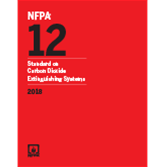 NFPA 12: Standard on Carbon Dioxide Extinguishing Systems 2018 ed.