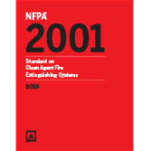 NFPA 2001: Standard on Clean Agent Fire Extinguishing Systems 2018 ed.