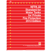 NFPA 22: Standard for Water Tanks for Private Fire Protection 2013 ed.