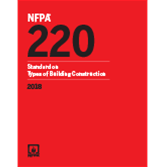 NFPA 220: Standard on Types of Building Construction 2018 ed.