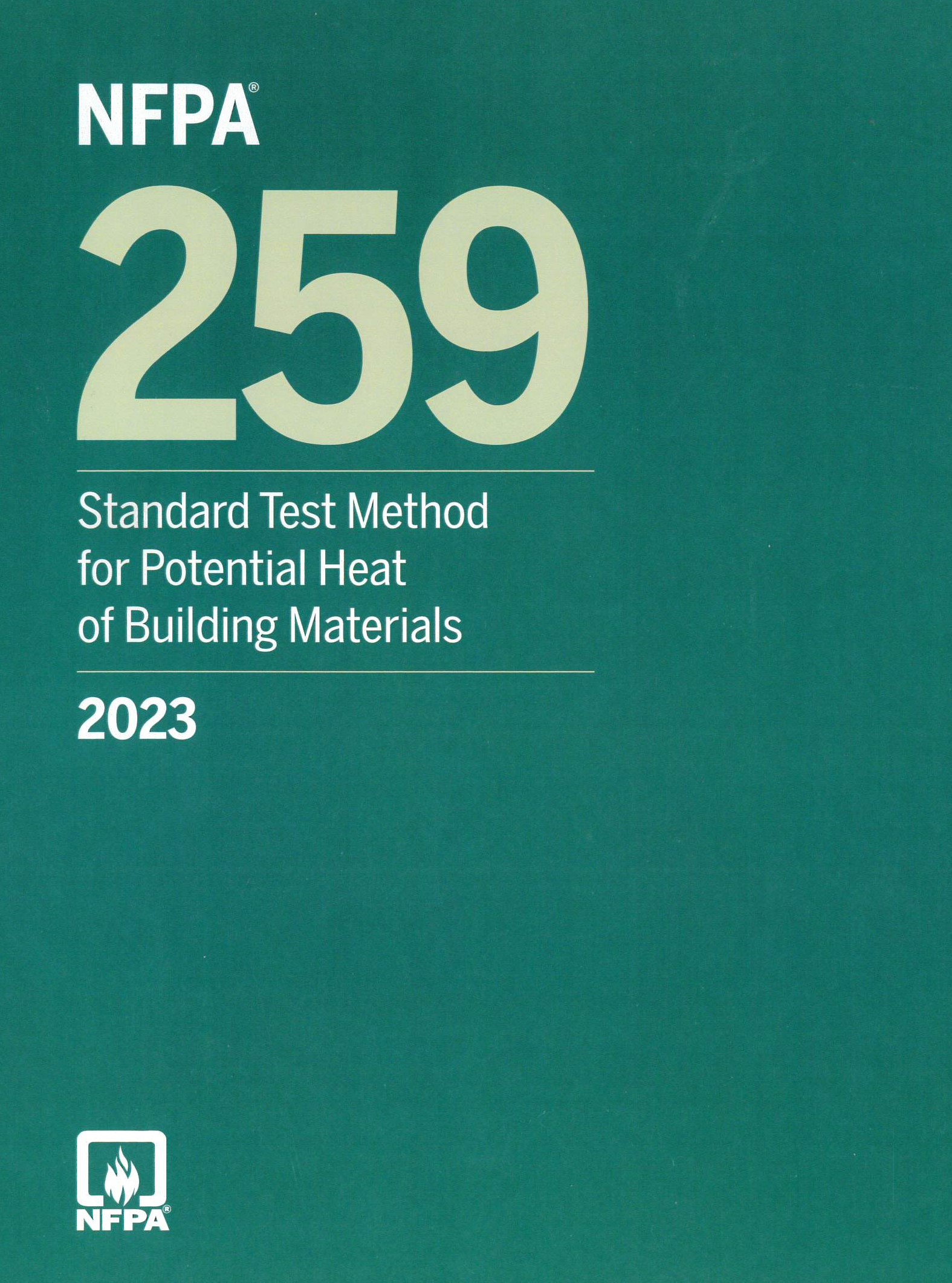 NFPA 259: Standard Test Method for Potential Heat of Building Materials ...