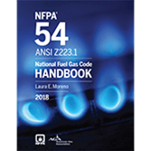 NFPA 54: National Fuel Gas Code Handbook 2018 ed.