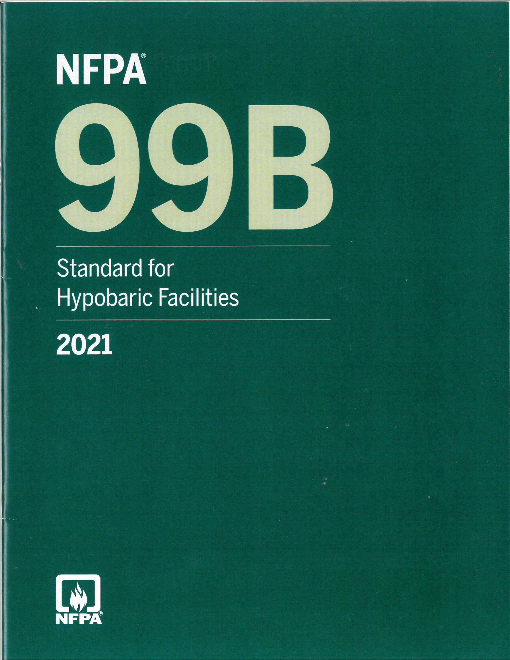 NFPA 99B: Standard for Hypobaric Facilities 2021 edition