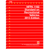 NFPA 1192: Standard on Recreational Vehicles 2015 ed.